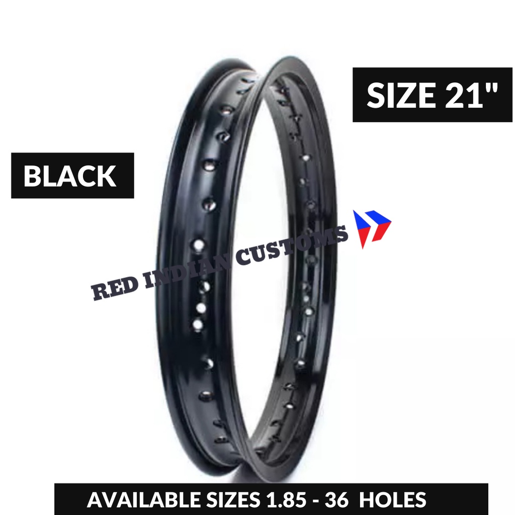 RED INDIAN RIM 21" 36 HOLES 1.85 (INCH) PREMIUM QUALITY T6 ALUMINUM ...