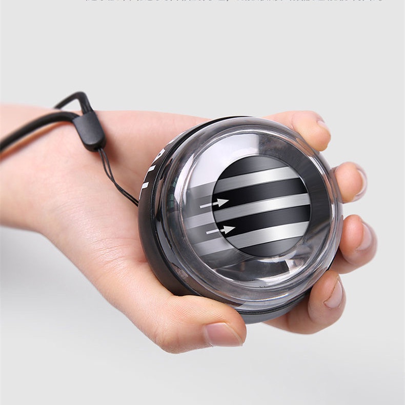 LED Wrist Power Hand Ball Hand Muscle Force Trainer Gyroscope Vibrating ...
