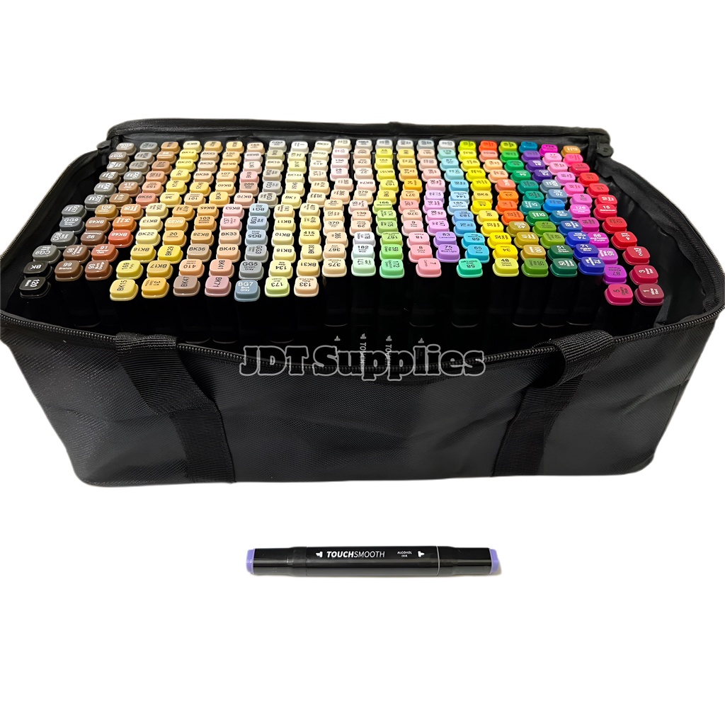 TouchSmooth Dual Brush Pen Marker [168/200/262 colors] | Shopee Philippines