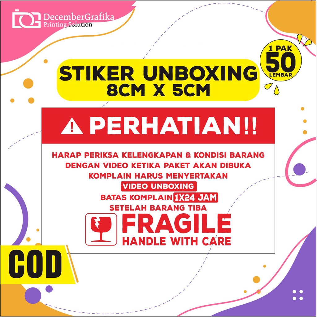 Unboxing STICKERS 8 cm x 5 cm 50PCS | Shopee Philippines