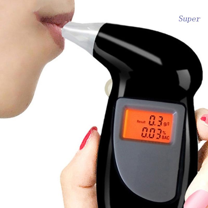 Super Sensitive Digital Breath Tester Breathalyzer Analyzer for Driver ...