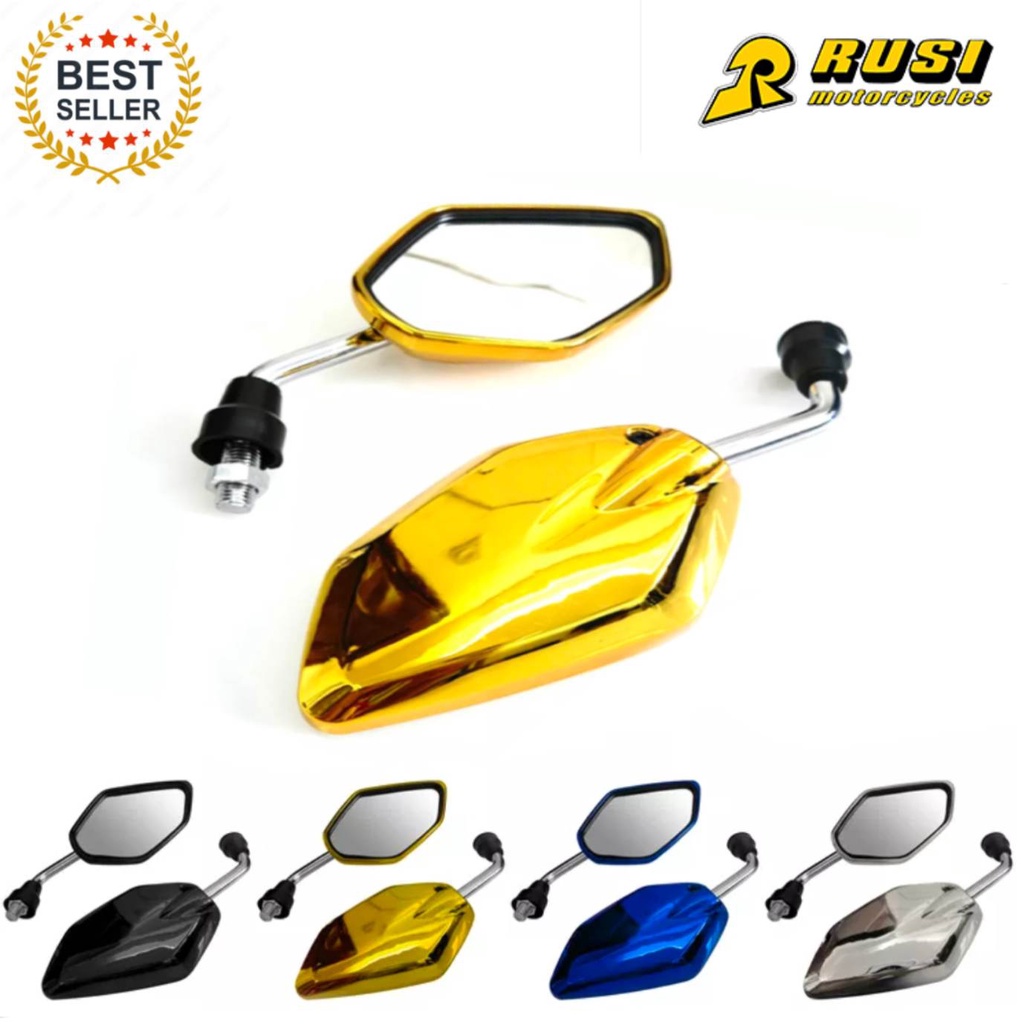 RUSI Surf 125, 110 - Motorcycle Side Mirror Glossy Color | Short Stem ...