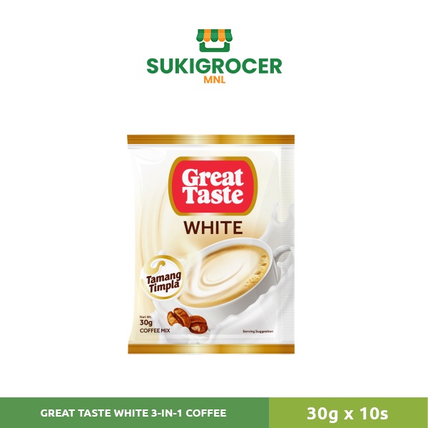Great Taste White 3-In-1 Coffee 30g X 10s | Shopee Philippines