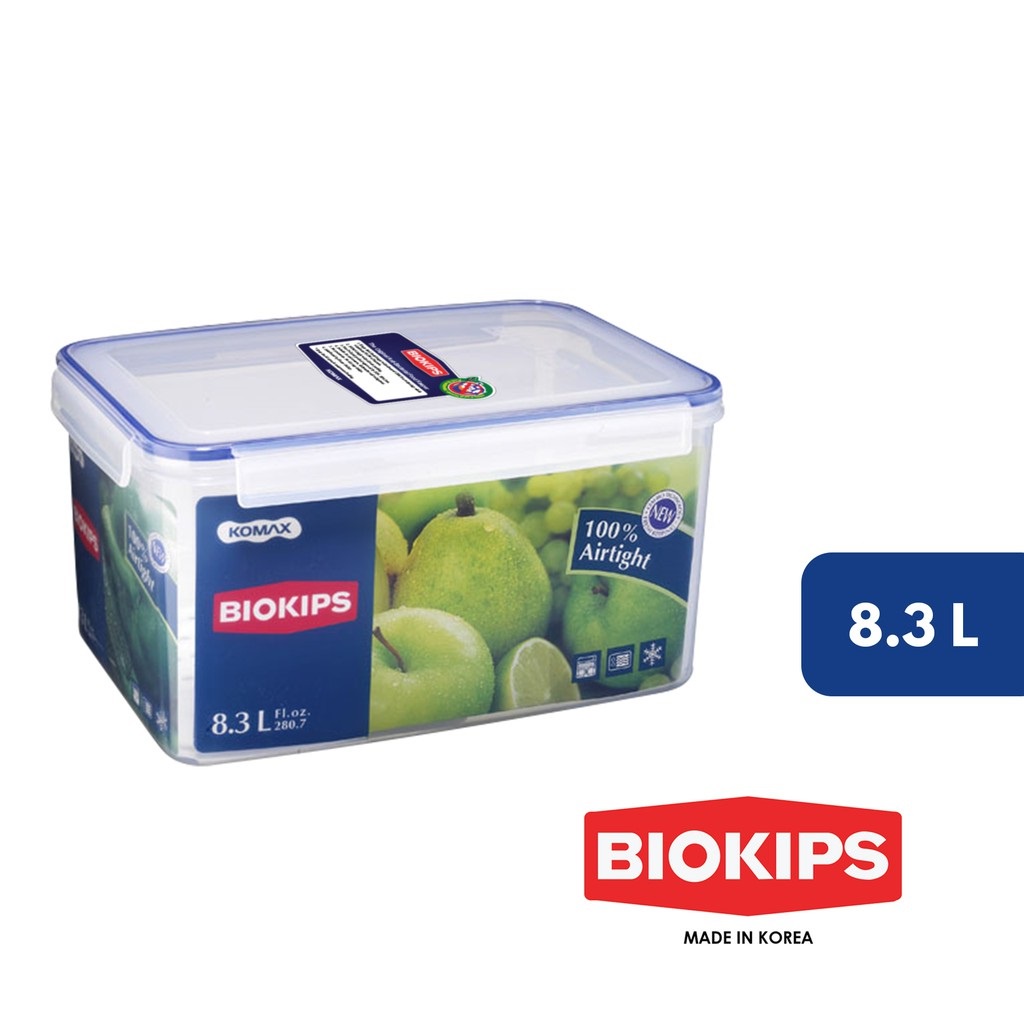 Biokips Rectangular Food Storage Container 8.3L | BPA Free | 100% ...