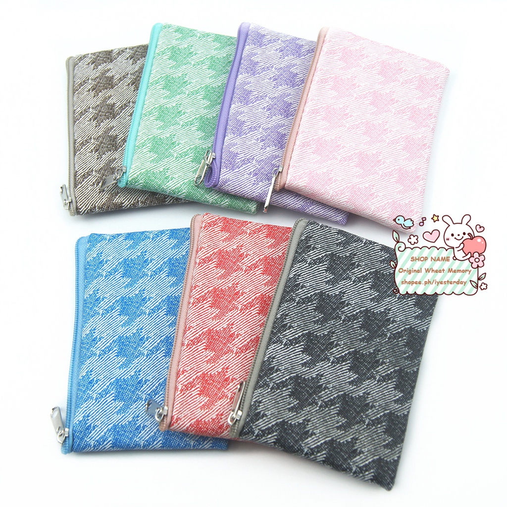Korean Design Highlight Textured Pattern Fashion Leather Coin Pouch ...