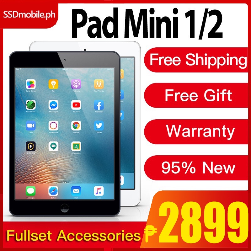 Pad Mini 1/2/3 16G 32G 64G cable WiFi/ Cellular Tablet secondhand used ...