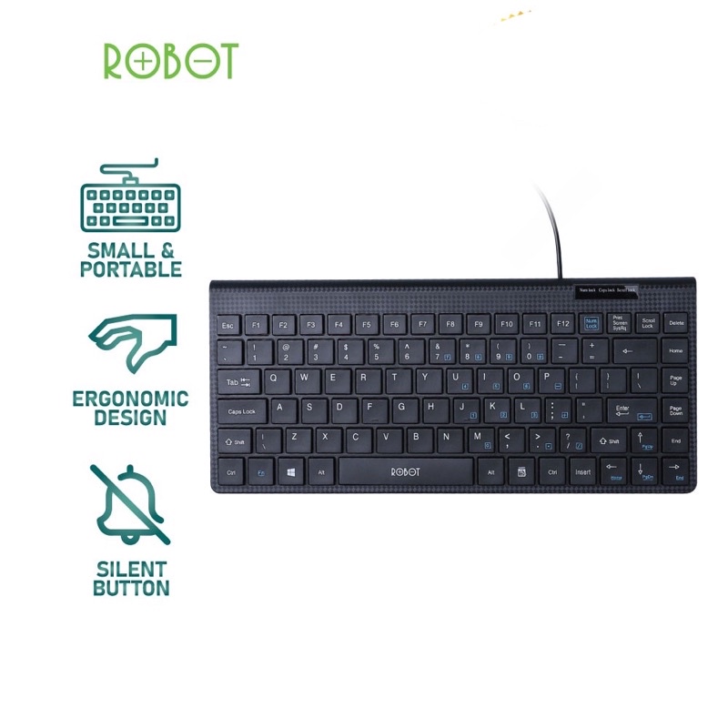 Robot RK10 Wired Mini Keyboard | Shopee Philippines