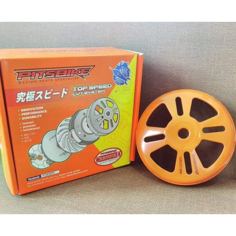 Clutch bell Aerox 155 / Nmax155 Groove type Version 2, Pitsbike Racing ...