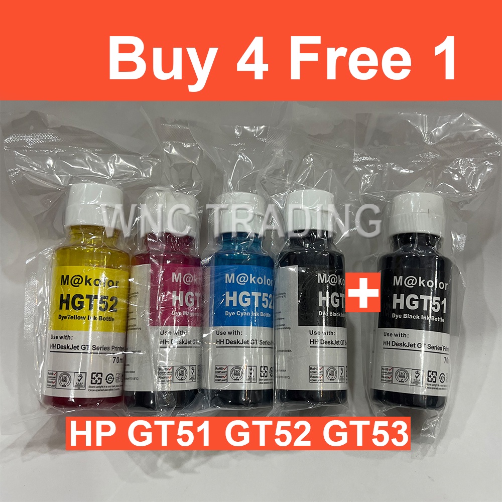 Refill ink GT51 GT52 GT53 Compatible For GT5810/5820/5830/5840/5850 ...