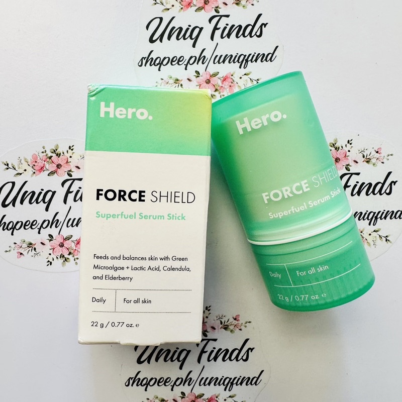 Authentic Hero Cosmetics Force Shield Superfuel Serum Stick | Shopee ...
