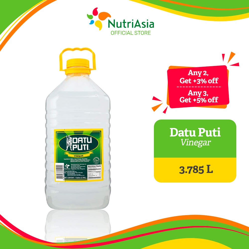 Datu Puti White Vinegar 1 Gallon | Shopee Philippines