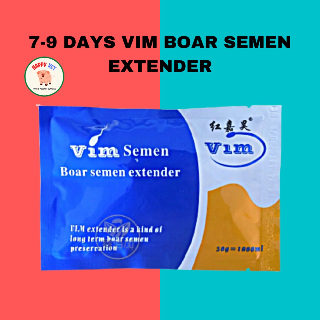 VIM Boar Semen Extender Powder 50g Long term extender pig semen for ...
