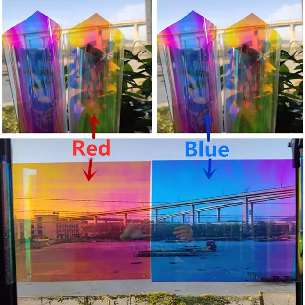 Mul-size Chameleon Window Film Colorful Window Tint for Home Office ...