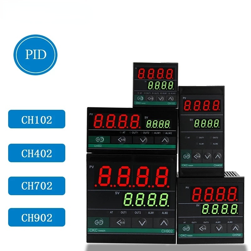 Digital PID Temperature Controller CH102 CH402 CH702 CH902 Relay/SSR Dual Output universal input ...