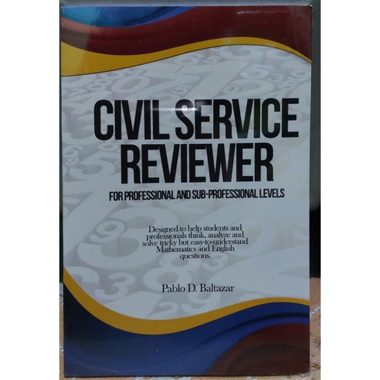 CIVIL SERVICE REVIEWER: For Professional And Sub-Professional Levels ...