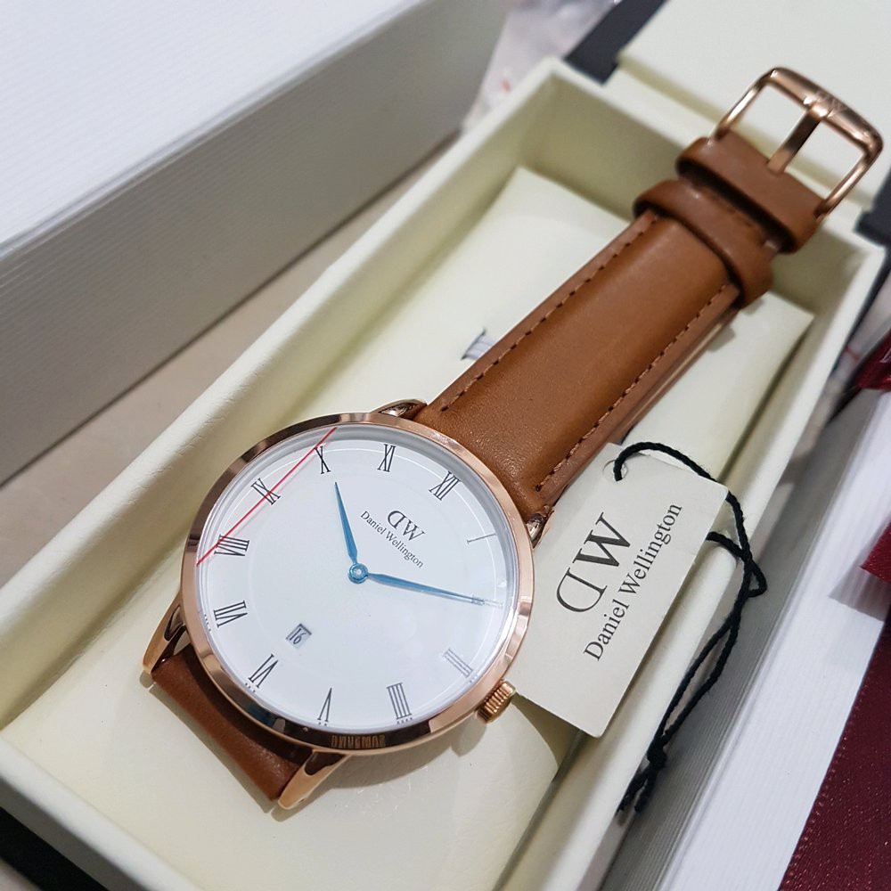DW Dapper Durham B34R5 28mm Leather watch #each | Shopee Philippines