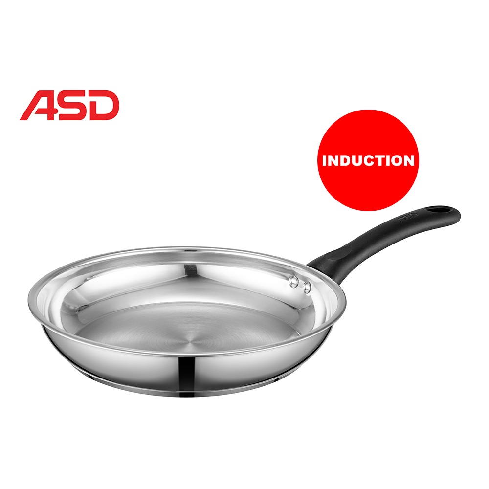 ASD Stainless Steel Induction Frypan | Shopee Philippines