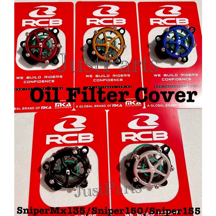 RCB OIL FILTER COVER S1 SNIPER MX135/ Sniper 150 | Shopee Philippines