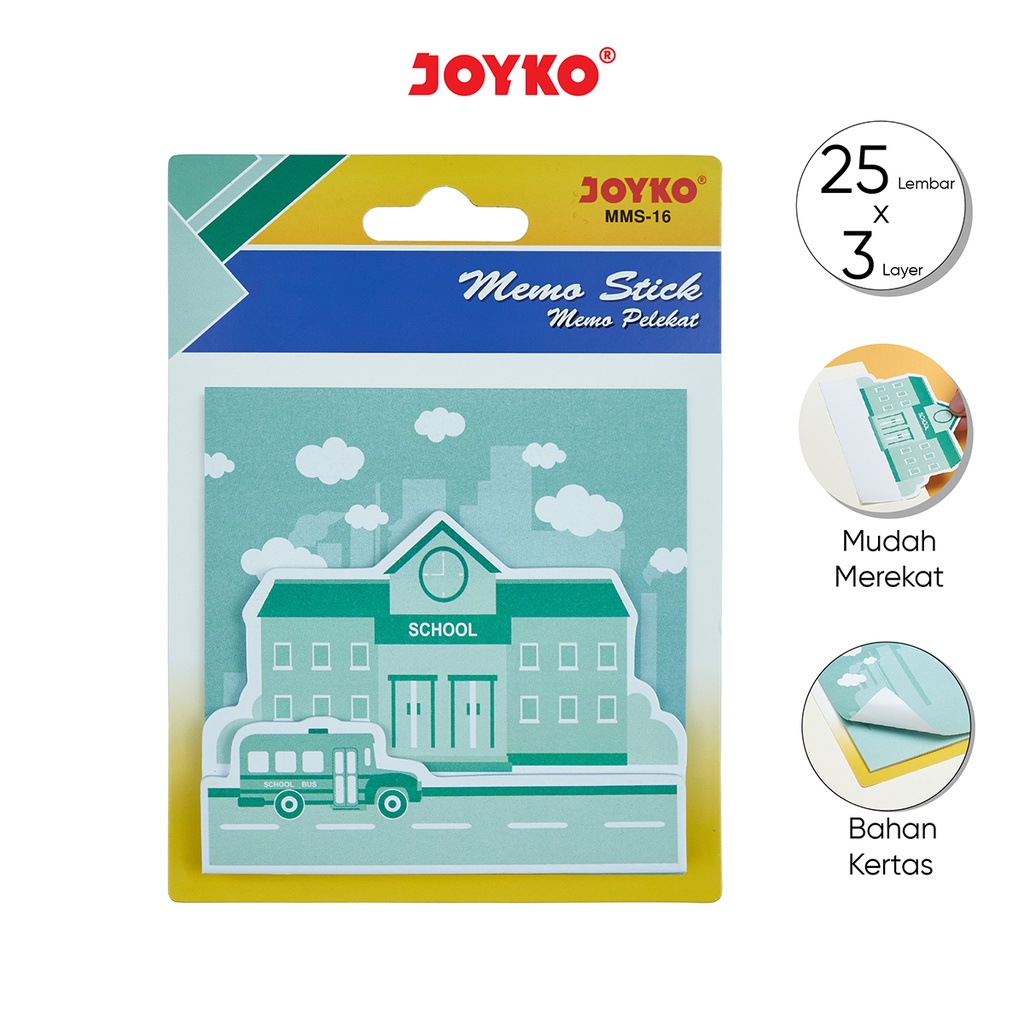 Joyko MMS-16 Sticky Note Memo Stick Paper Memo Stick | Shopee Philippines