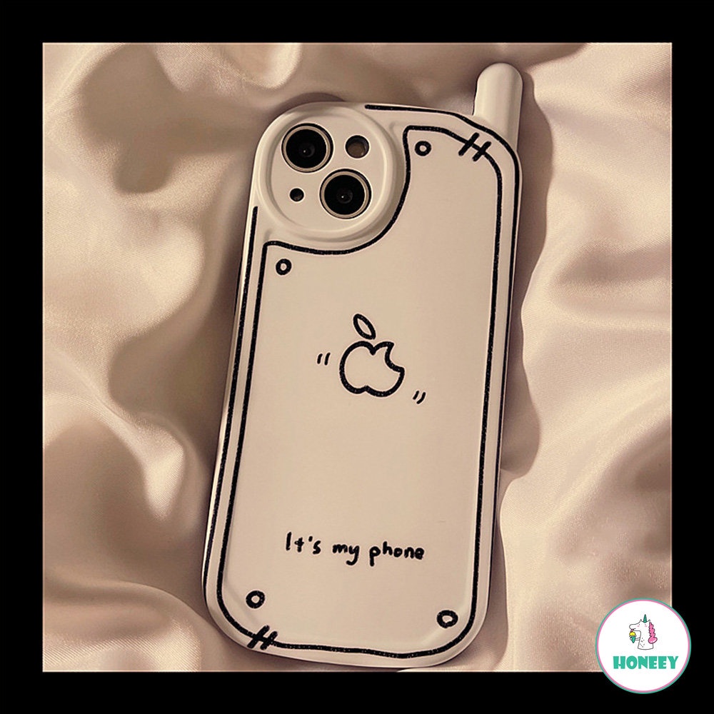 Cartoon Line Fruit Phone Shape Phone Case Compatible for IPhone 14 13 ...