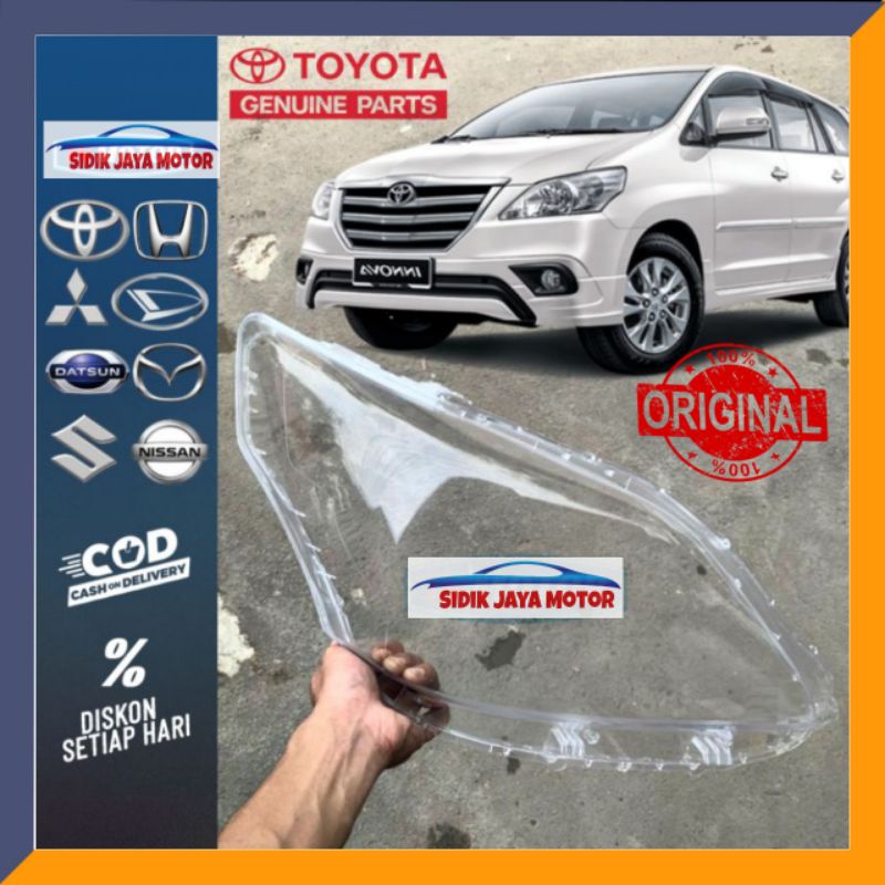 Original Grand Innova Headlight Glass mika 2012 2013 2014 2015 Kijang ...