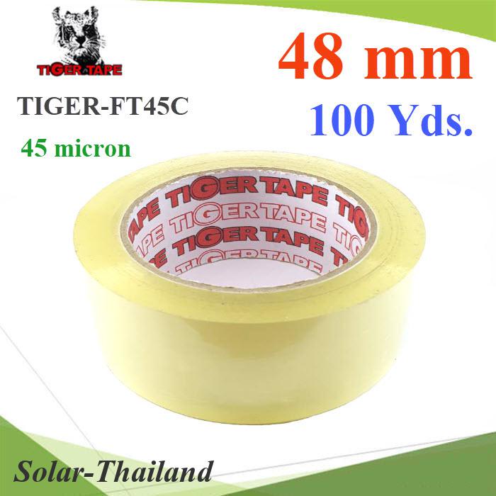 Box tape Clear 2 Inches 45 Microns TIGER OPP 48 mm. Length 100 Yards ...