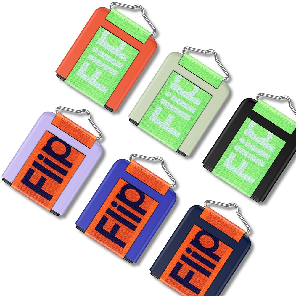 Fashion Color Wristband bracket case for Samsung Galaxy Z Flip 4 3 Fold Cover Anti-knock luxury ...