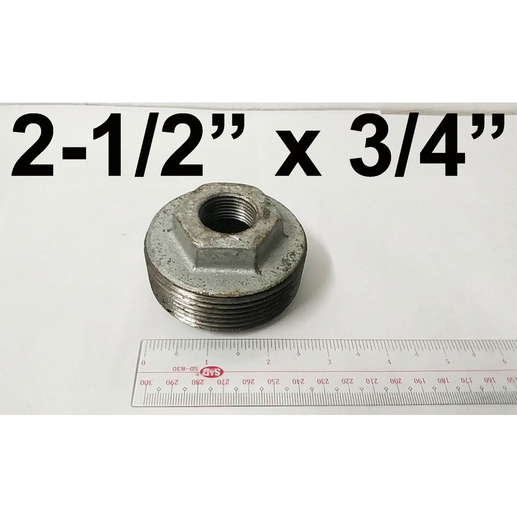 MECH GI BUSHING REDUCER 2-1/2" X 3/4" SCH40 STANDARD THREADED ...