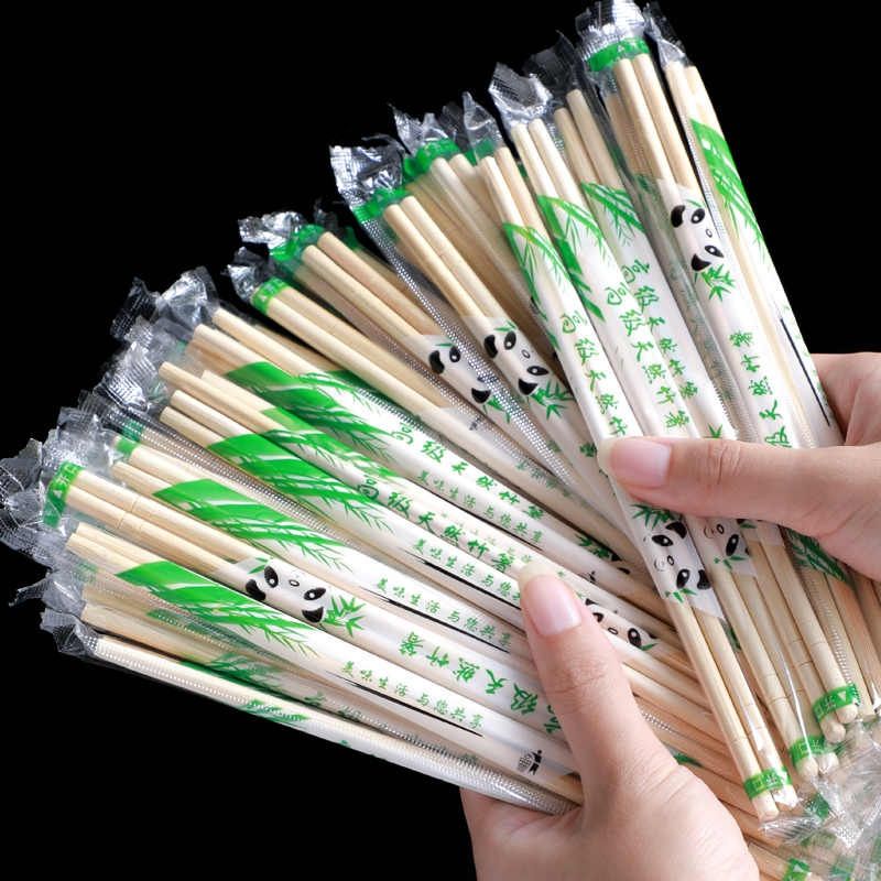 COD Bamboo chopsticks 100pair/one pack good quality Wooden Chopsticks ...