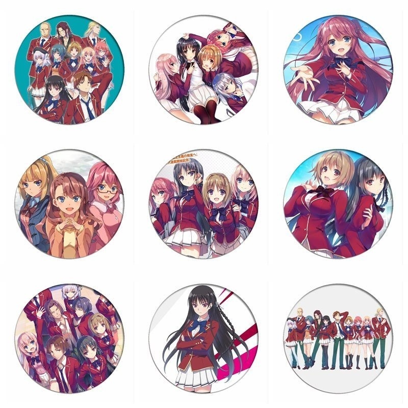 Classroom of the Elite Cosplay Badges Horikita Suzune Brooch Icon ...