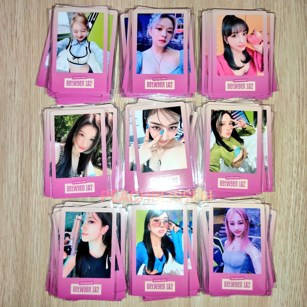 Twice Between 1&2 JYP Shop POB Photocards | Shopee Philippines
