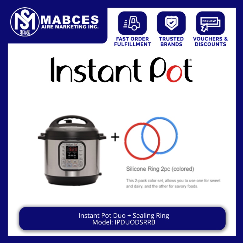 Instant Pot Duo + Sealing Ring IPDUODSRRB | Shopee Philippines