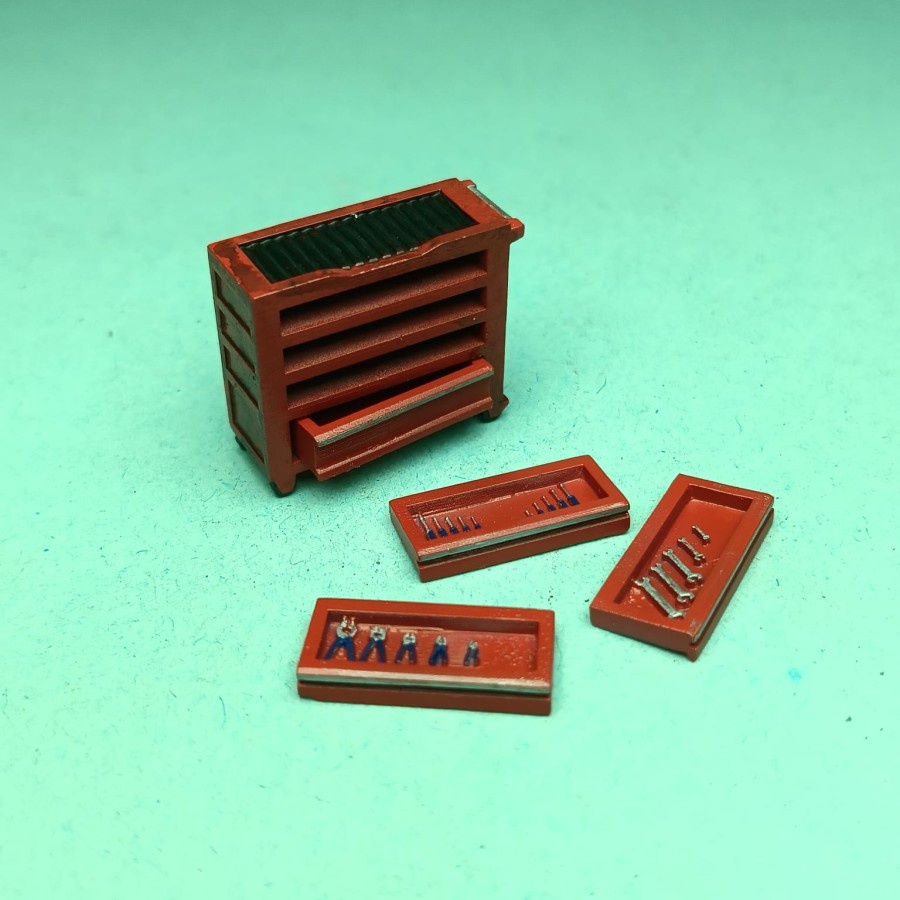 Tool Drawer Cabinet Scale 1/64 by Slsty - Diorama Diecast Accessories ...