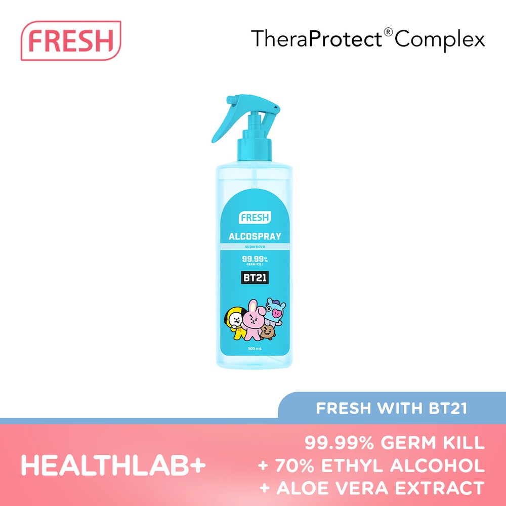 Fresh with BT21 99.9% Ethyl Alcohol Solution Alcospray Supernova with ...