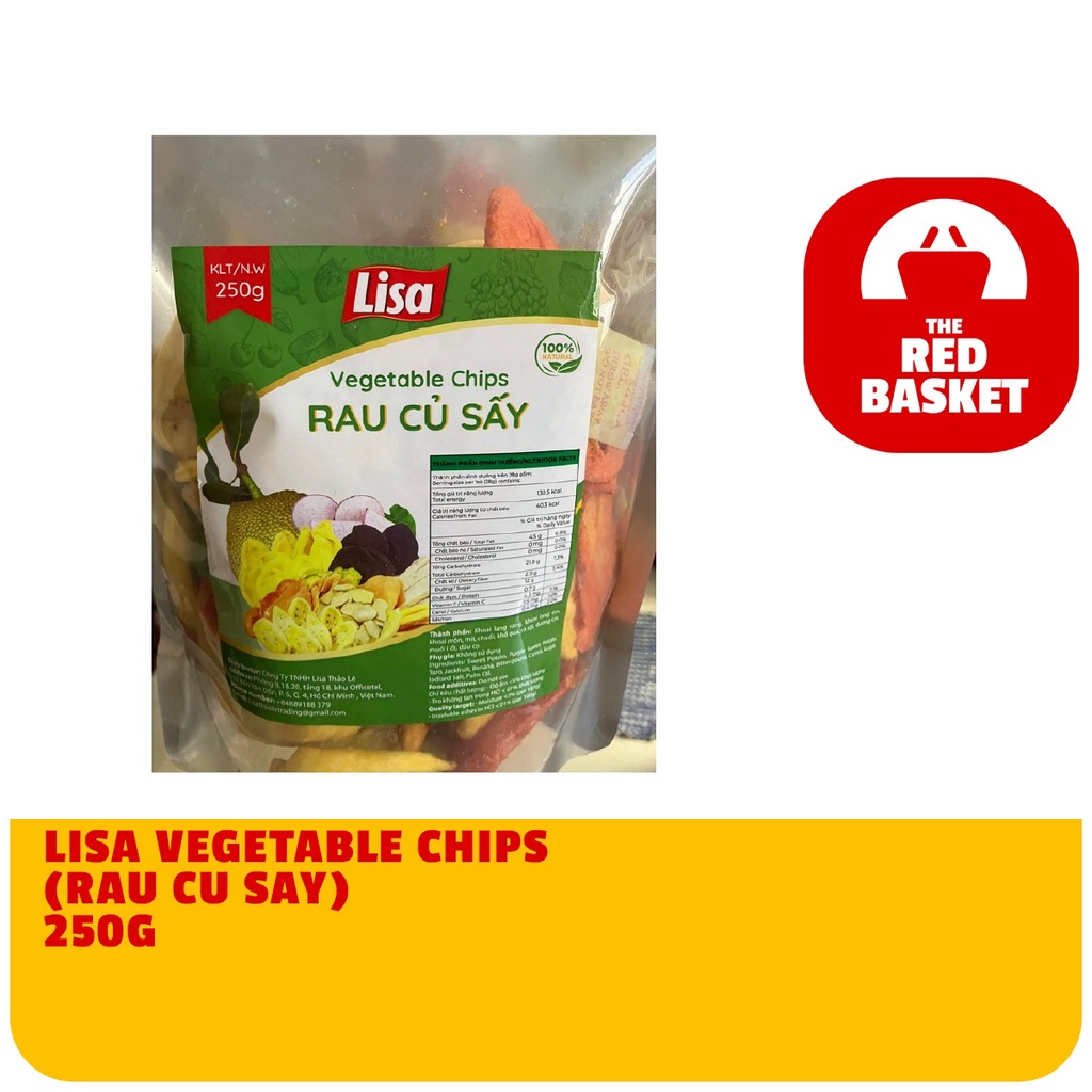 LISA VEGETABLE CHIPS (RAU CU SAY) 250G | Shopee Philippines