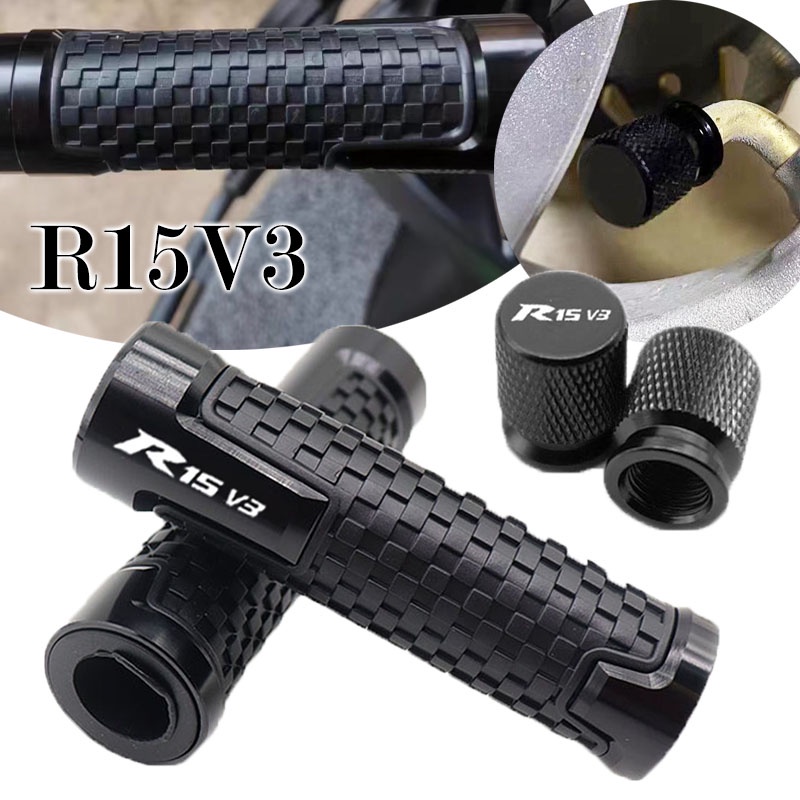 Yamaha R15 V3 YZF With R15 Logo 2019 2021 2023 Gravis Handlebar Grips ...
