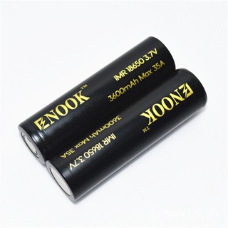 Original Enook 3.7V 18650 3600mAh 35A rechargeable lithium-ion ...