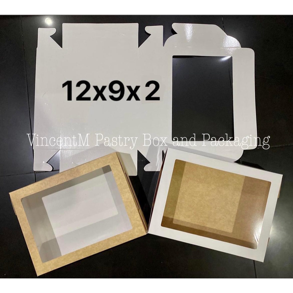 (10-30PCS) Cupcake Box by 12 holes 12x9x2 inches/Pastry Box | Shopee ...