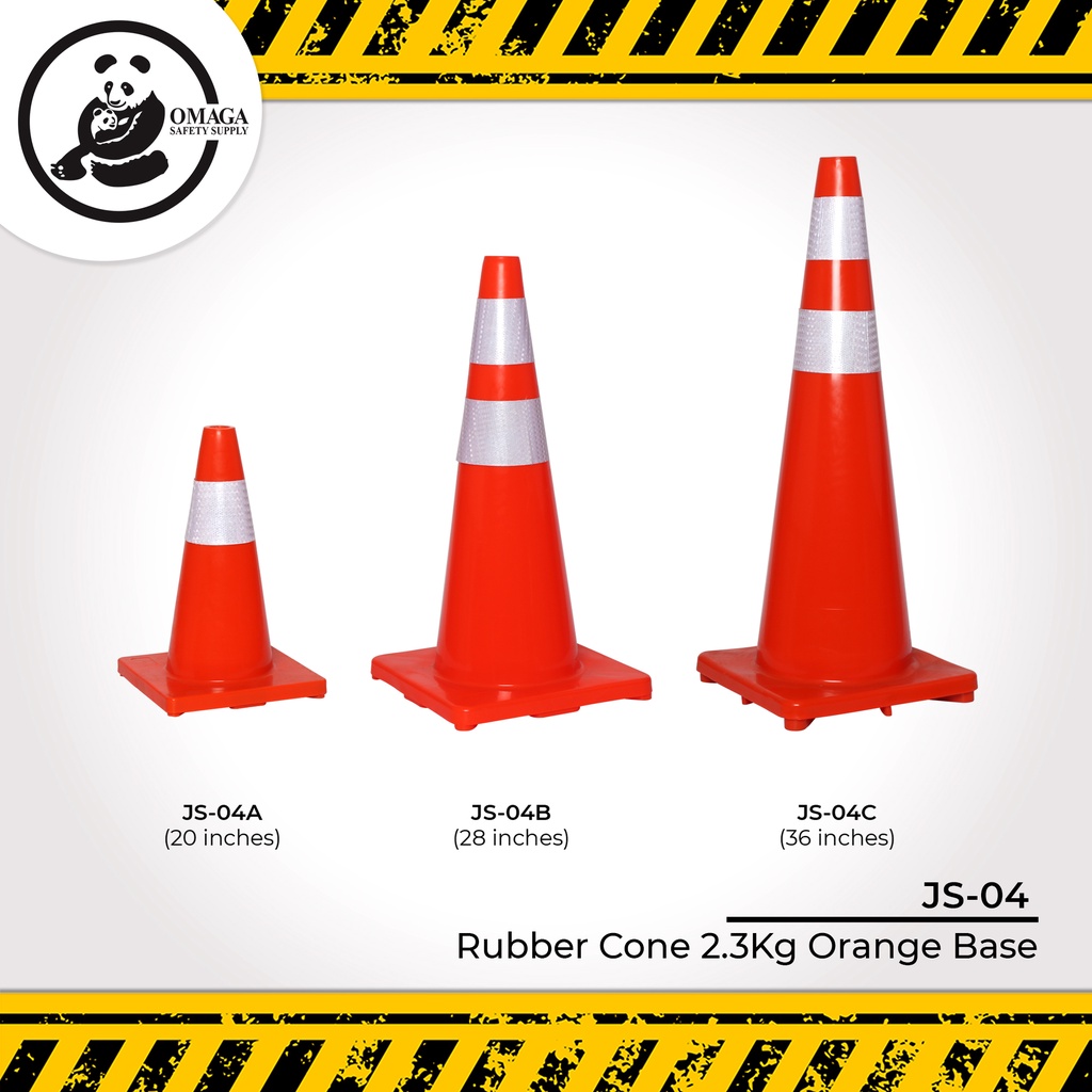 SAFETY RUBBER CONE 2.3KG | Shopee Philippines