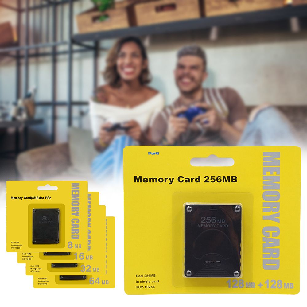 PS2 Memory Card 8/16/32/64/128/256MB High Speed Expansion Cards ...