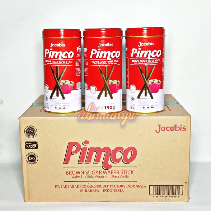 Pimco WAFER STICK BROWN SUGAR 150 GRAM | Shopee Philippines