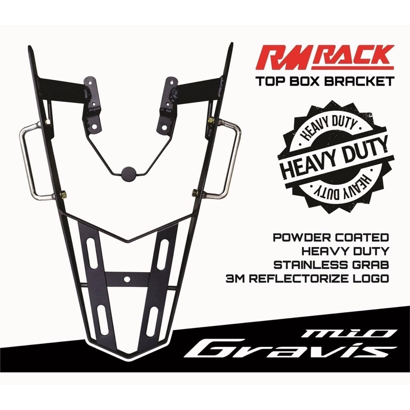 MIO GRAVIS RM Rack Heavy Duty Top Box Bracket | Shopee Philippines