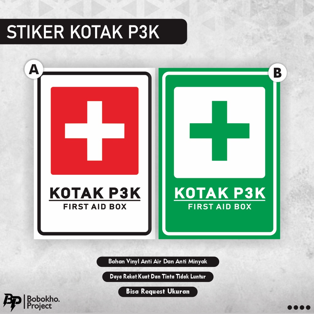 K3k Safety First Aid Box sticker / First Aid Box sticker | Shopee ...
