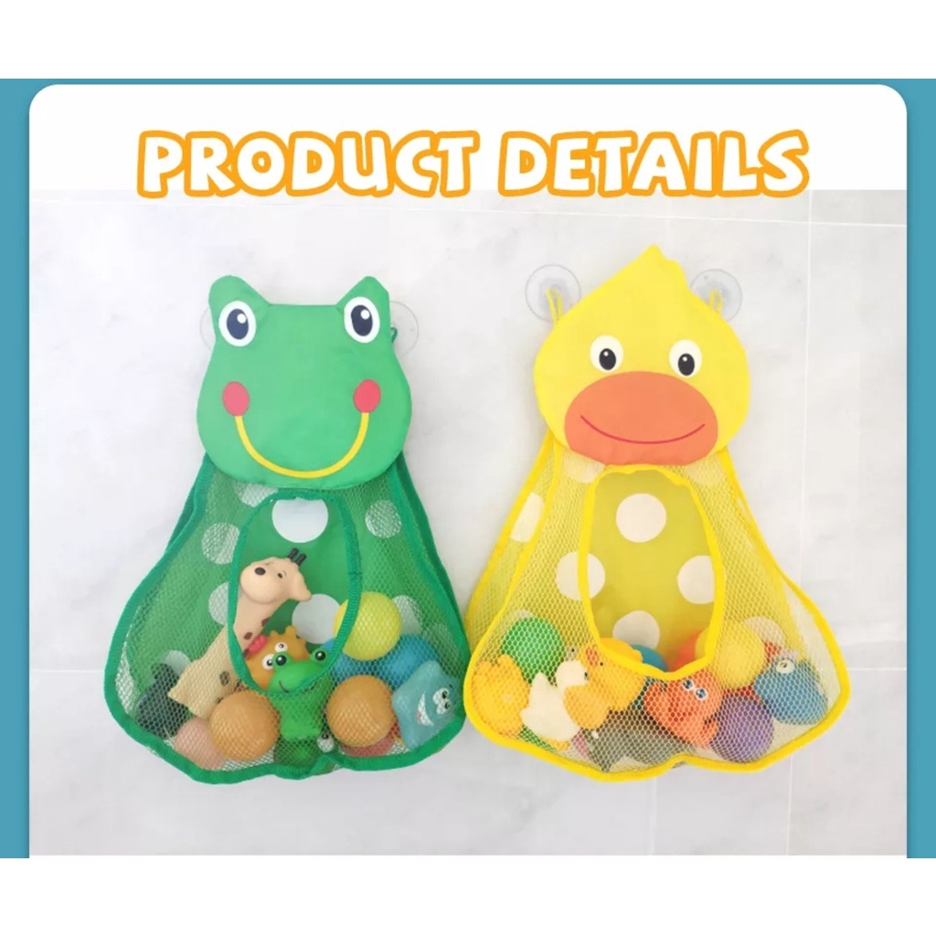 Bath Toy Net Bathroom Storage Mesh Holder Baby Bathing Water Toy ...