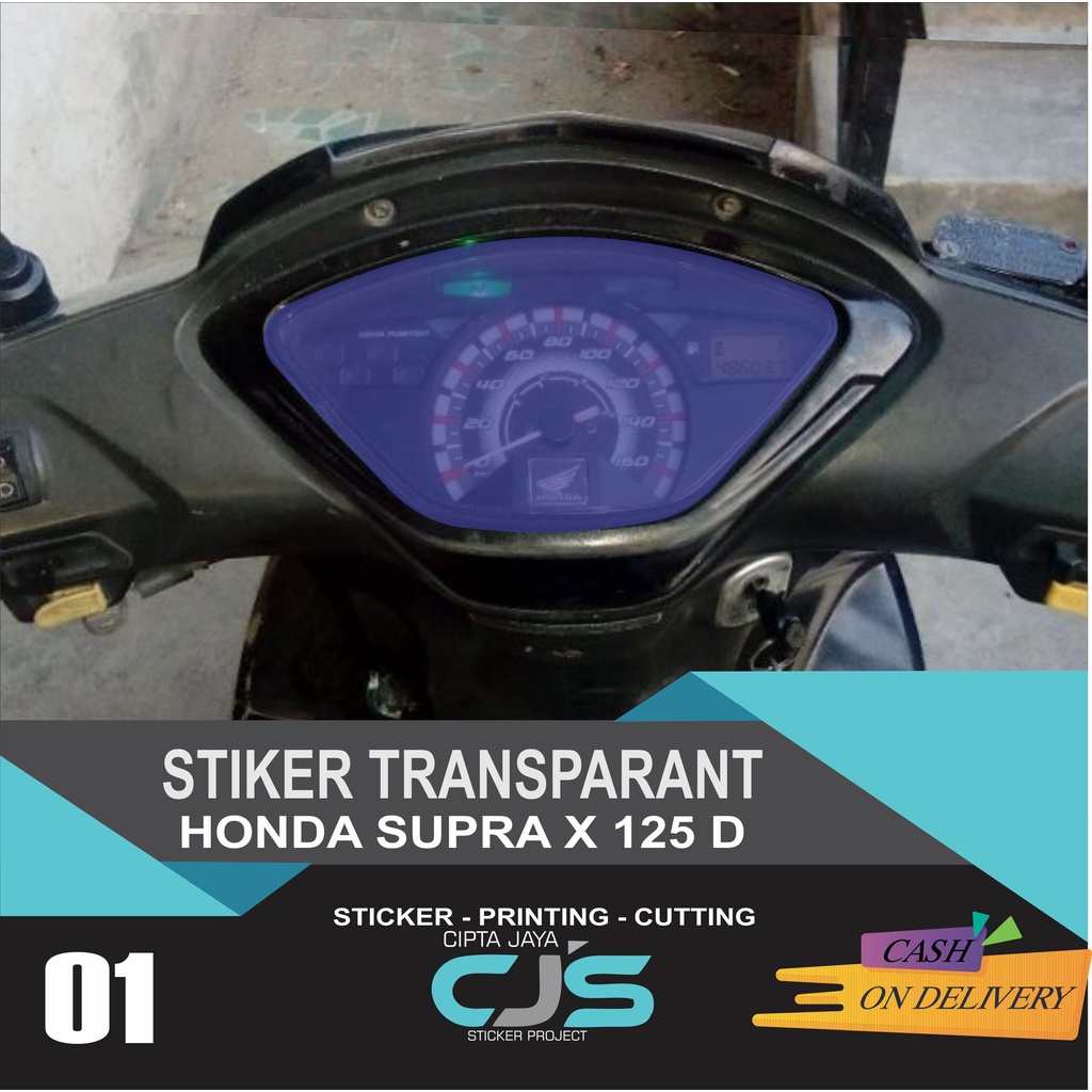Sticker smoke Protector speedometer speedometer Honda Supra X 125D All ...