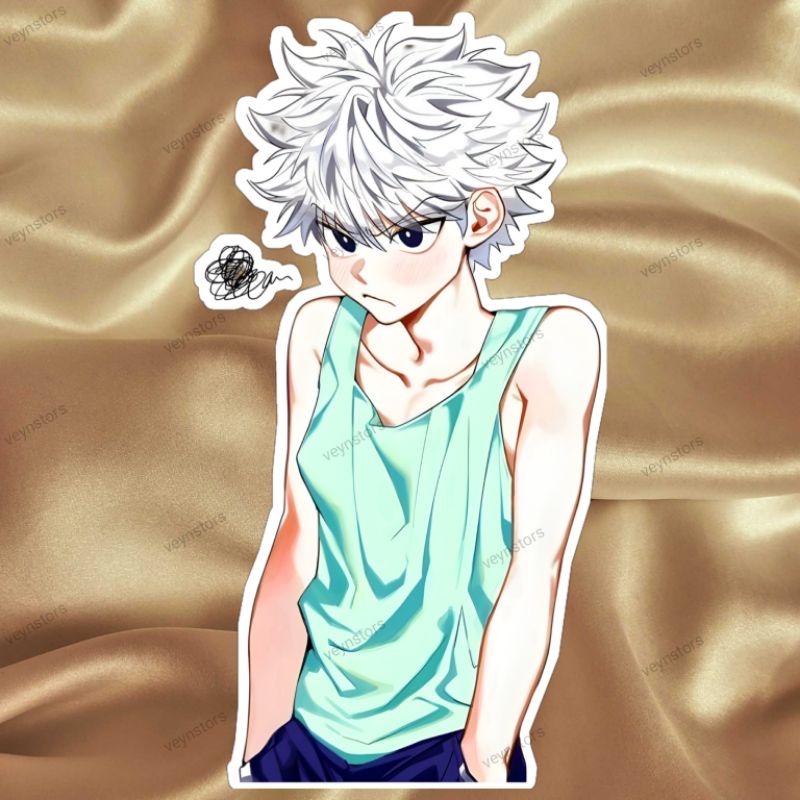 HUNTER X HUNTER KILLUA ZOLDYCK LAMINATED VINYL STICKER | Shopee Philippines