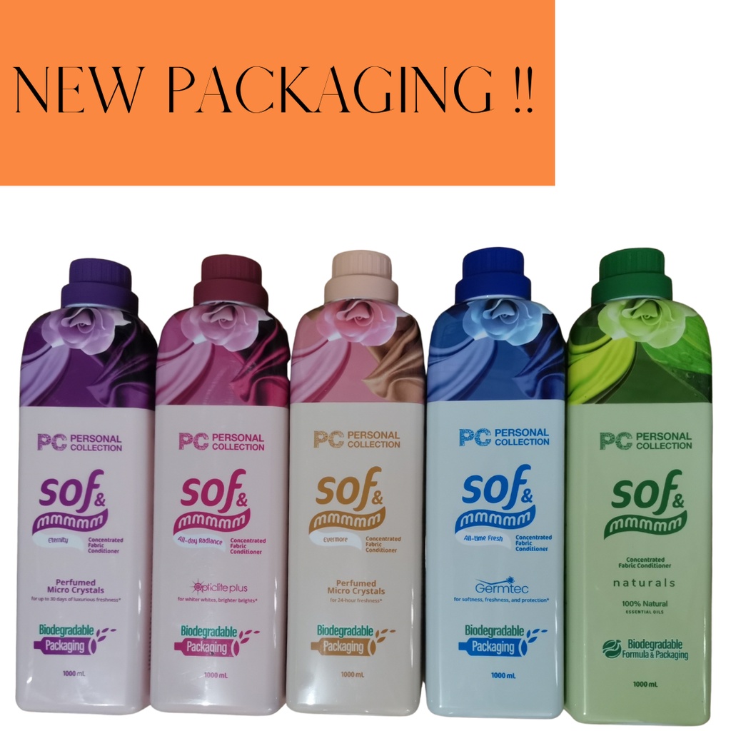 SOF & MMMMM CONCENTRATED FABRIC CONDITIONER 1000 ML (NEW PACKAGING ...