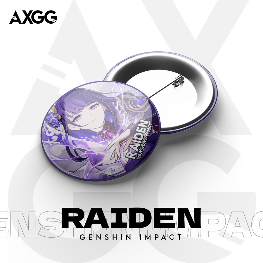 AXGG " Genshin Impact 5 Star Collection " Gaming Button Pins | Shopee ...
