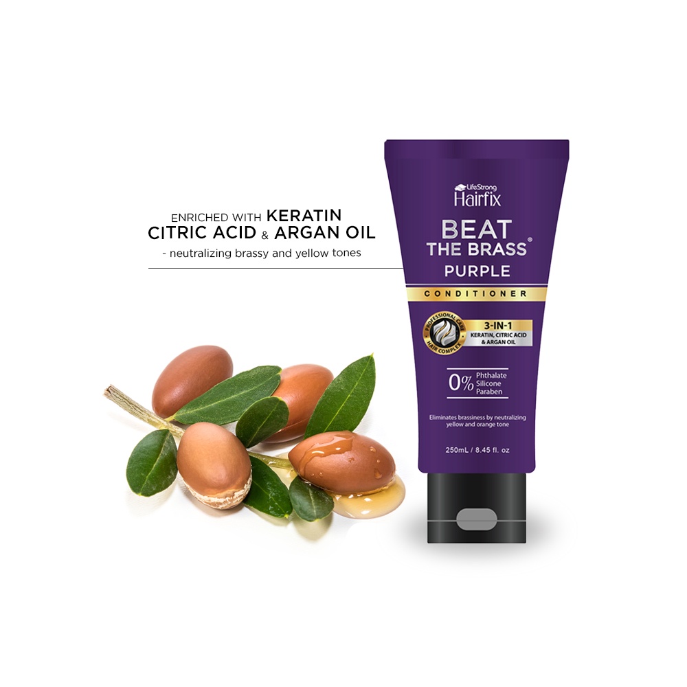 Hairfix Beat The Brass Purple Conditioner Shopee Philippines