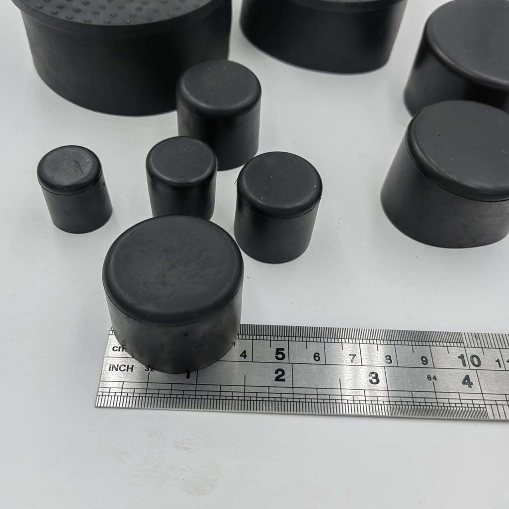 Table and chair leg cover black rubber footing rubber PVC tips L-angle ...